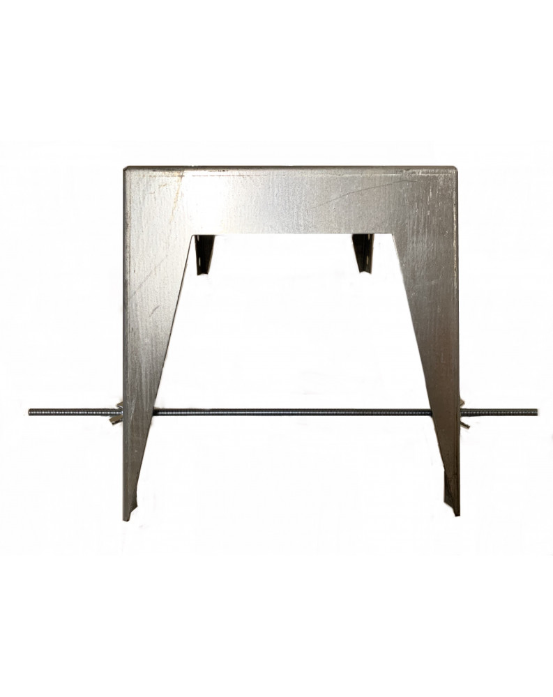 Slope step wing nut, for fixing the threaded bar