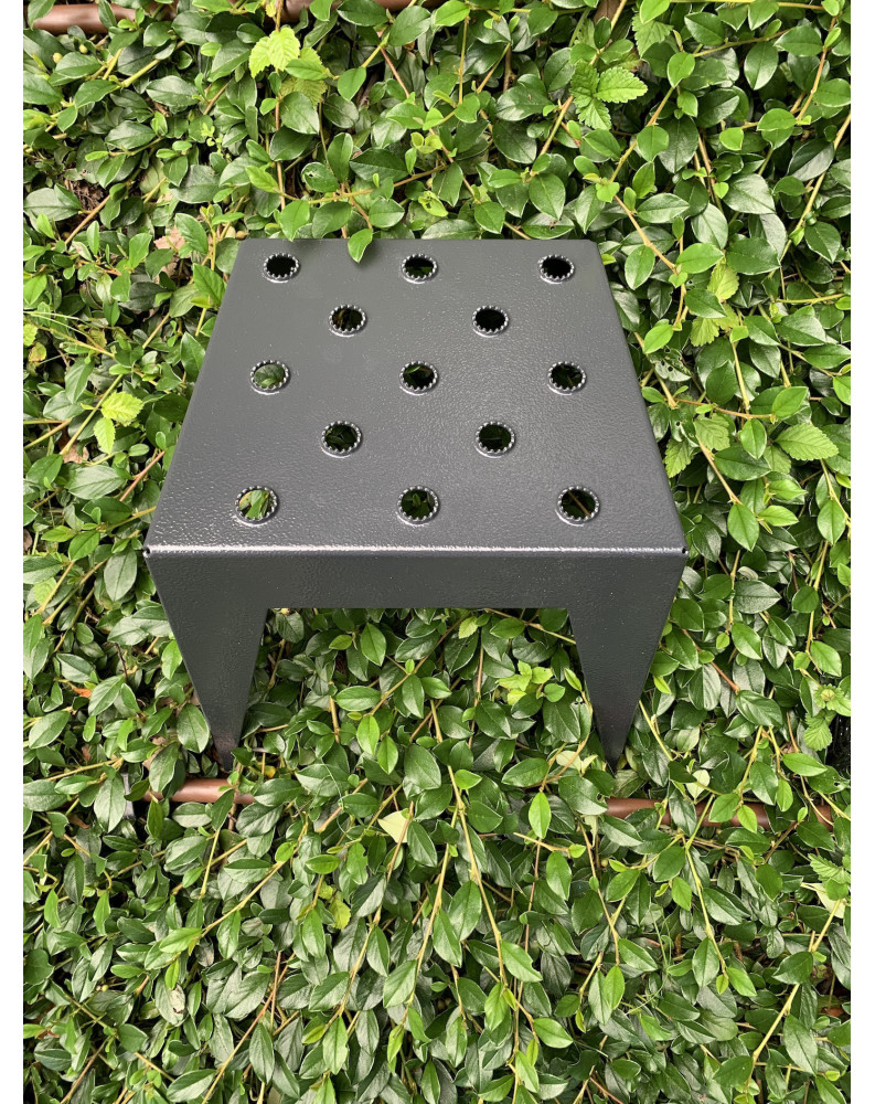 Galvanised steel slope step, Mini series, 200 mm, with punched serrated ...